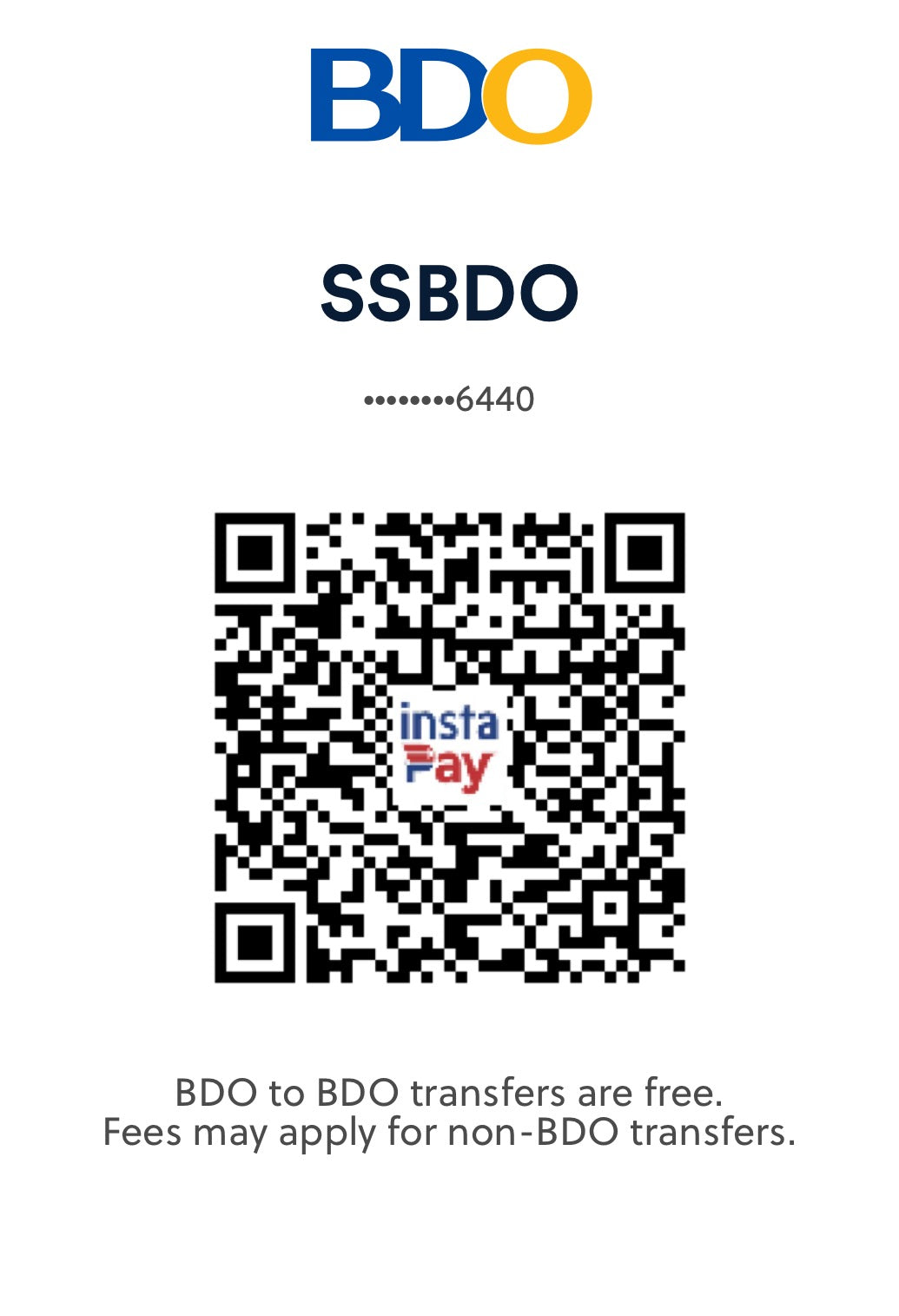 BANK DETAILS AND QR CODES – Stanford Shaw
