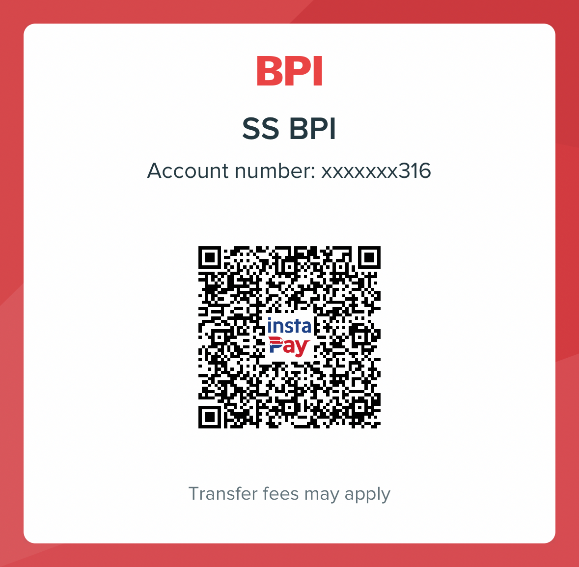 BANK DETAILS AND QR CODES – Stanford Shaw